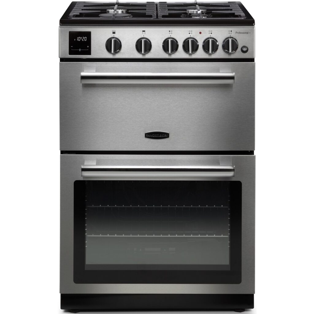 Rangemaster Professional Plus 60cm Gas Cooker - Stainless Steel and ...