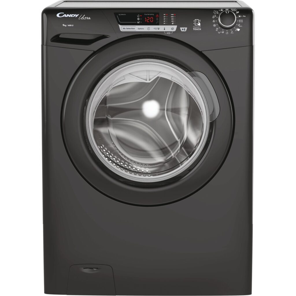 Candy Ultra 9kg 1400rpm Freestanding Washing Machine - Black ...