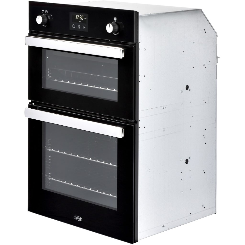 Belling BI902G Built In Gas Double Oven - Black - Appliances Experts